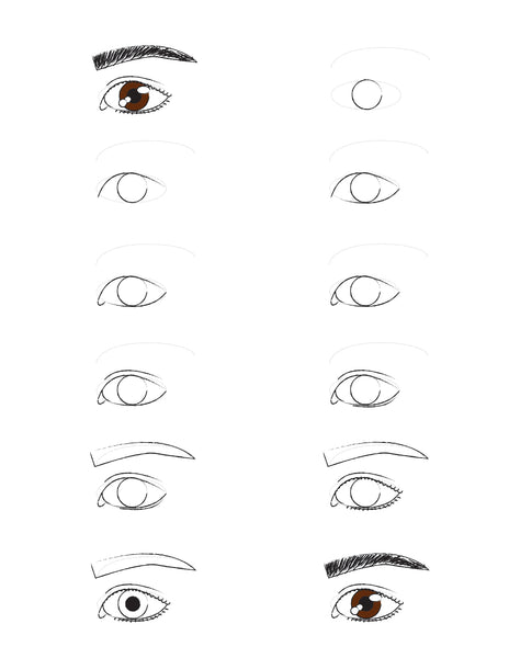 How to draw an eye. Guide. – libertypierson.com